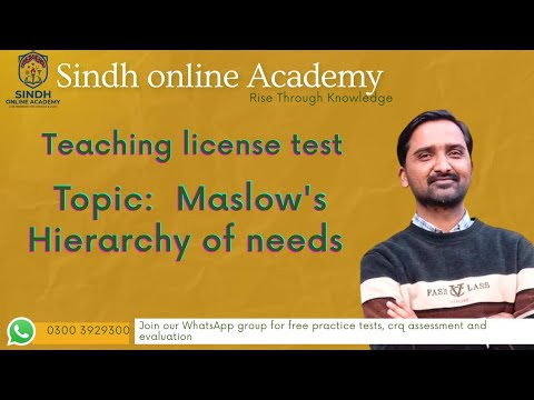 Maslow’s Hierarchy of Needs | Educational Psychology & Pedagogy ...