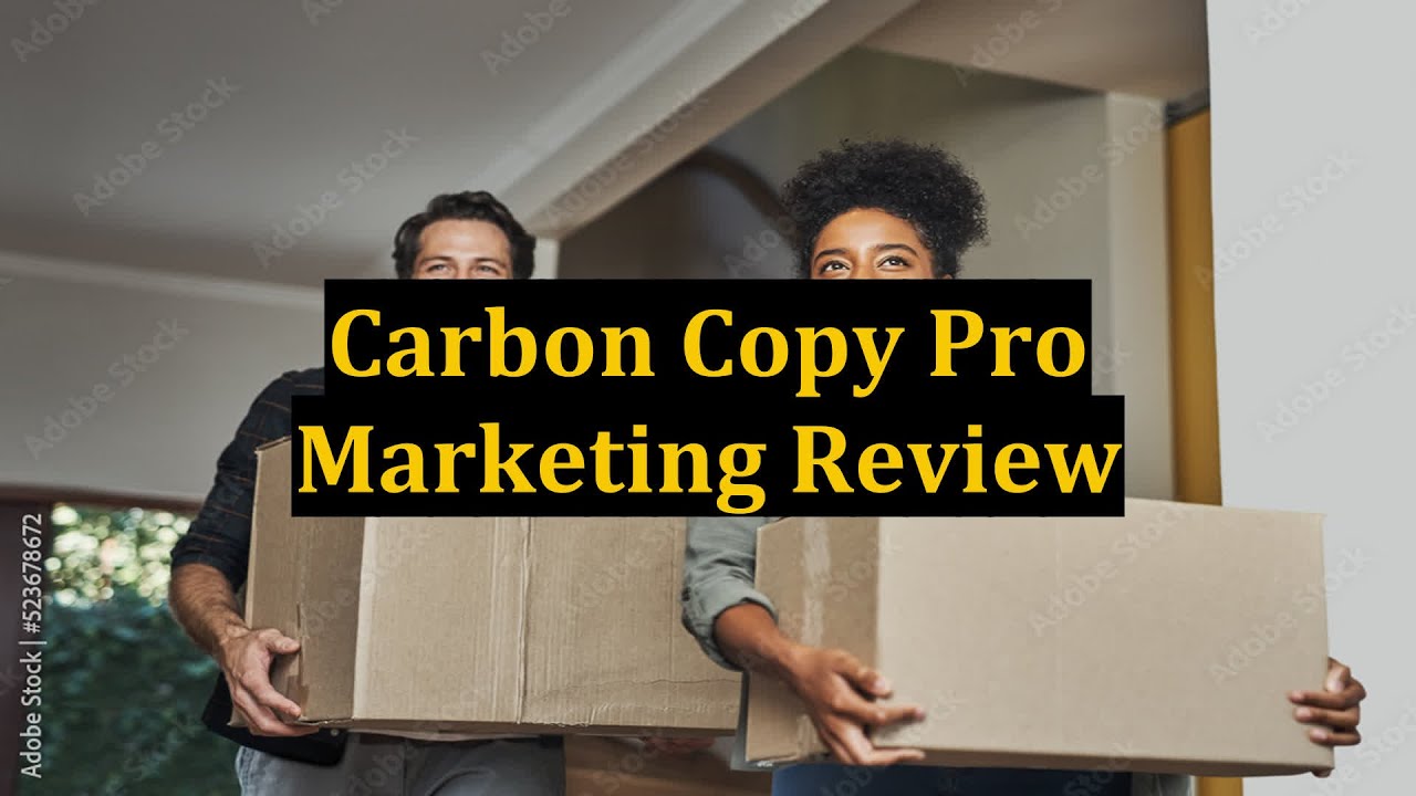 Carbon Copy Pro Marketing Review - YouTube