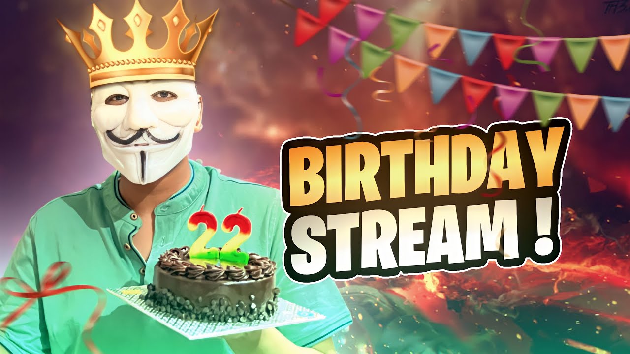 🔴BIRTHDAY SPECIAL STREAM | 25K TODAY???🥵 BGMI LIVE #fakejonathan # ...