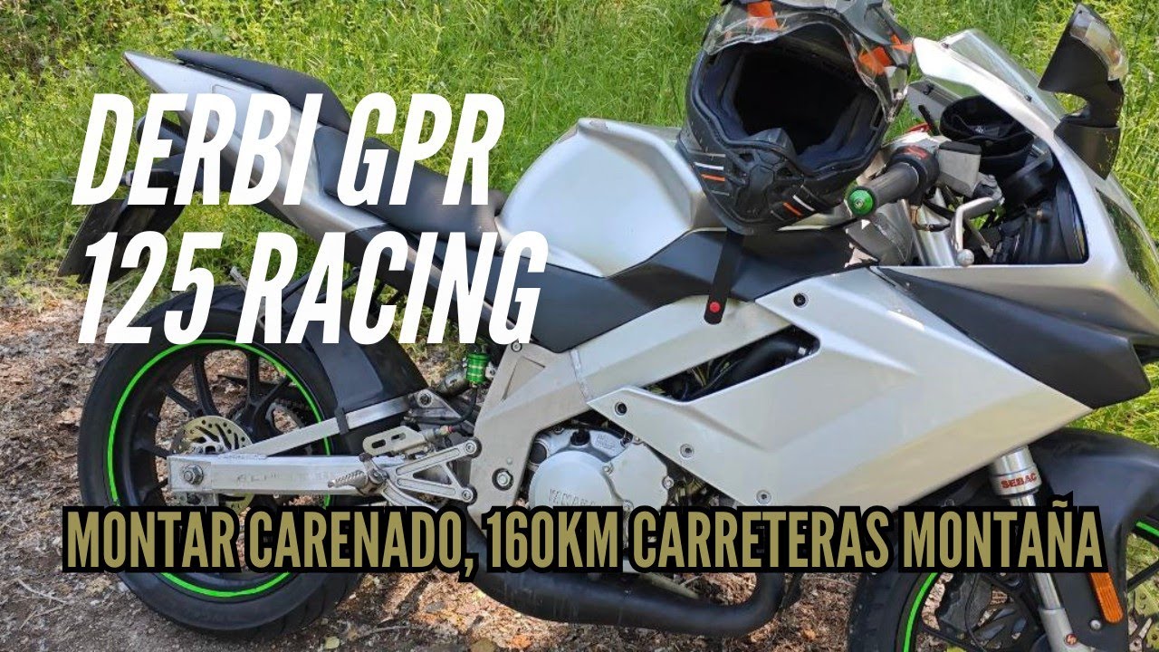 Derbi GPR 125 Racing 2 tiempos - Montar cúpula, parte del carenado y ...