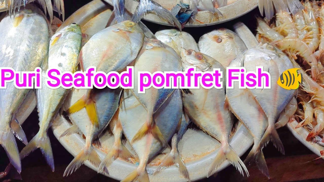 Making 🐠 Pomfret fish 🐠 || Puri Odisha Seafood || - YouTube