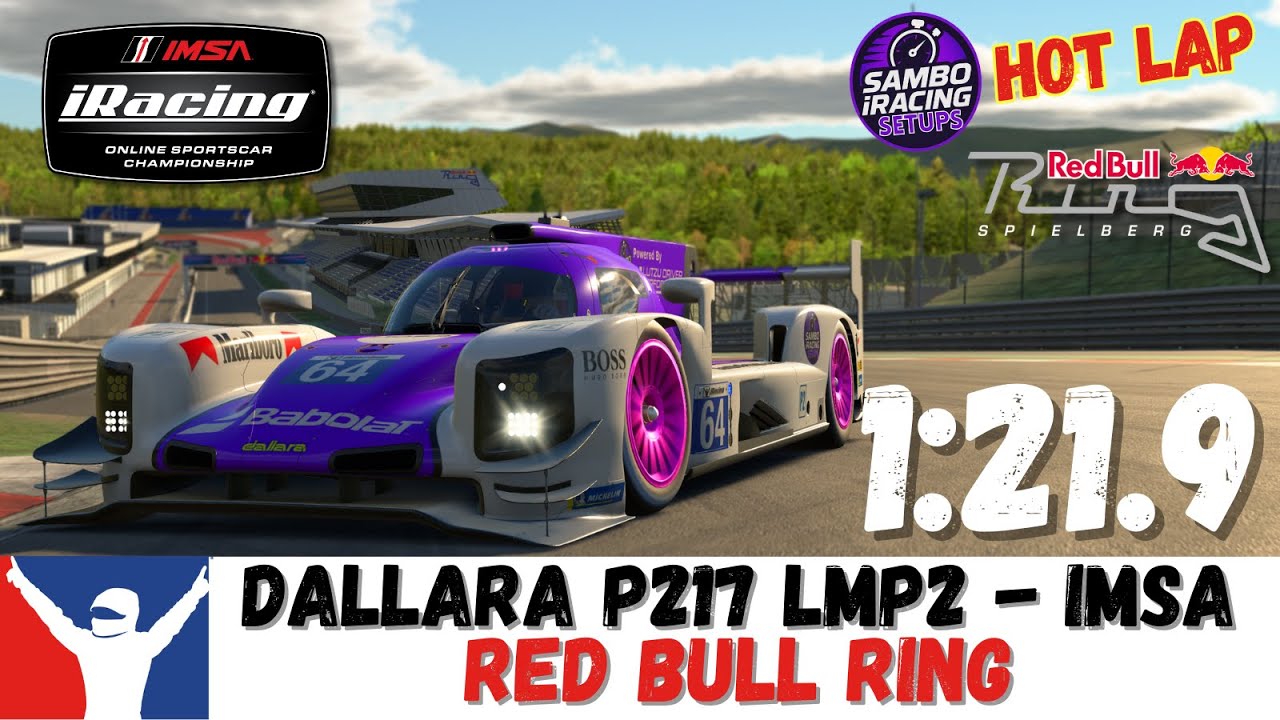 iRacing LMP2 Red Bull Guide Lap - 1:21.9 - Dallara P217 LMP2 Red Bull ...