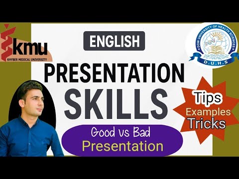 Presentation Skills | Good vs Bad Presentation | English Lecture for B ...