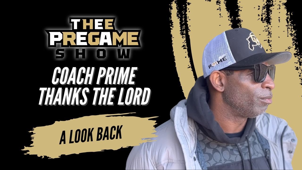 A Look Back: One Year Ago, Coach Prime Thanks the Lord - YouTube