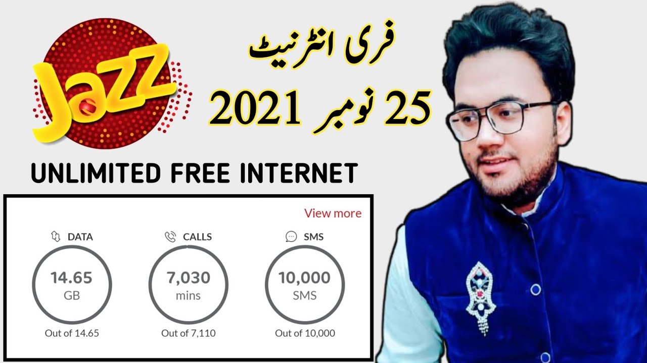 25 Nov 2021 Jazz Free Unlimited Internet Trick | Jazz Free Internet ...