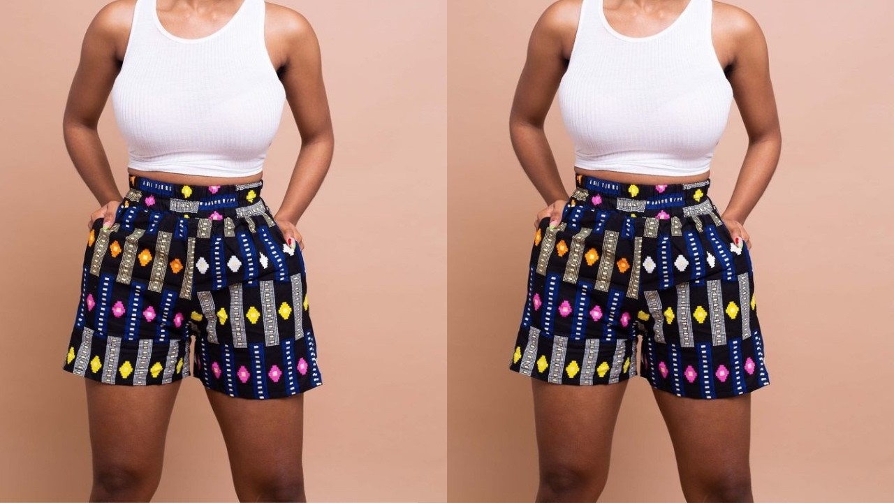 How to Sew a Short Pant for Beginners - YouTube