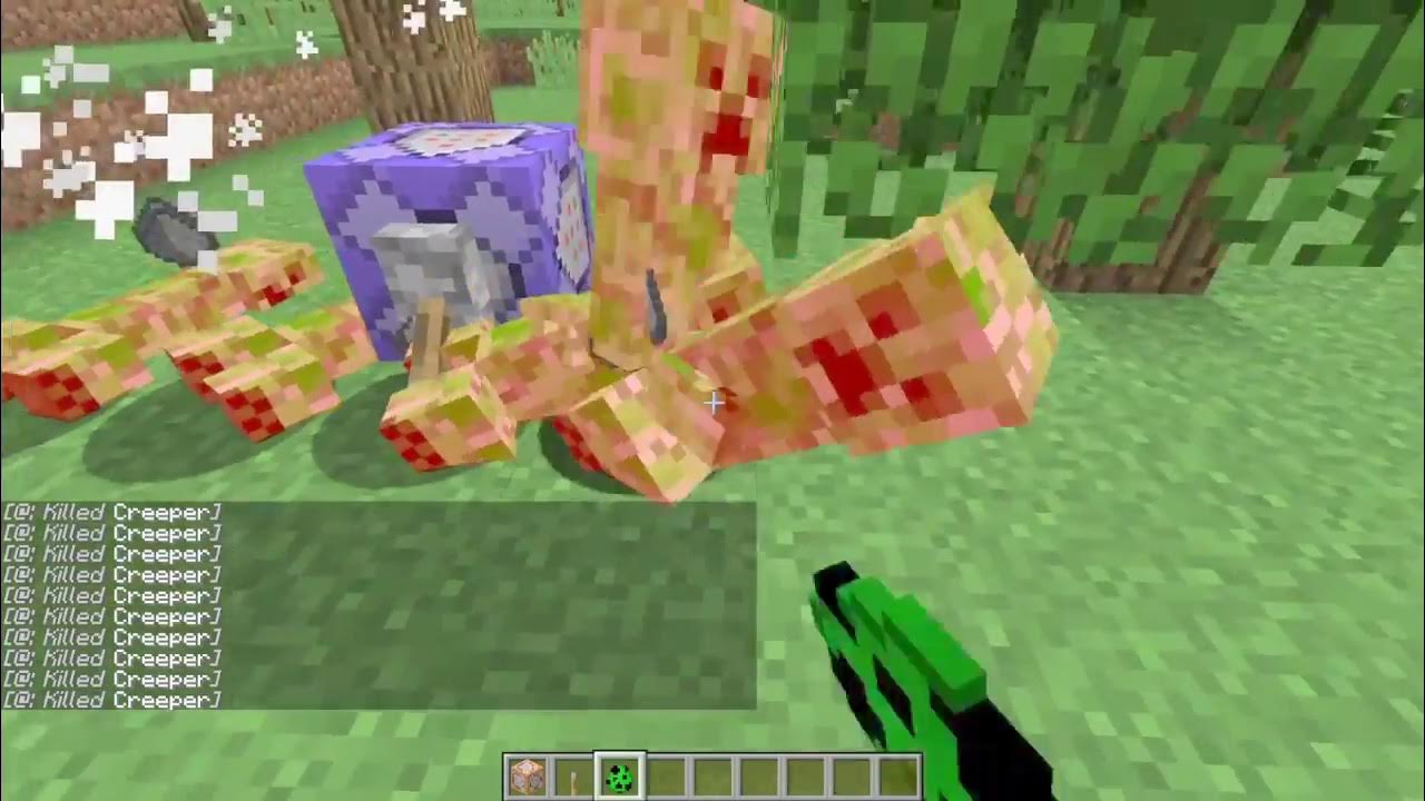 Minecraft: command block auto creeper killer - YouTube