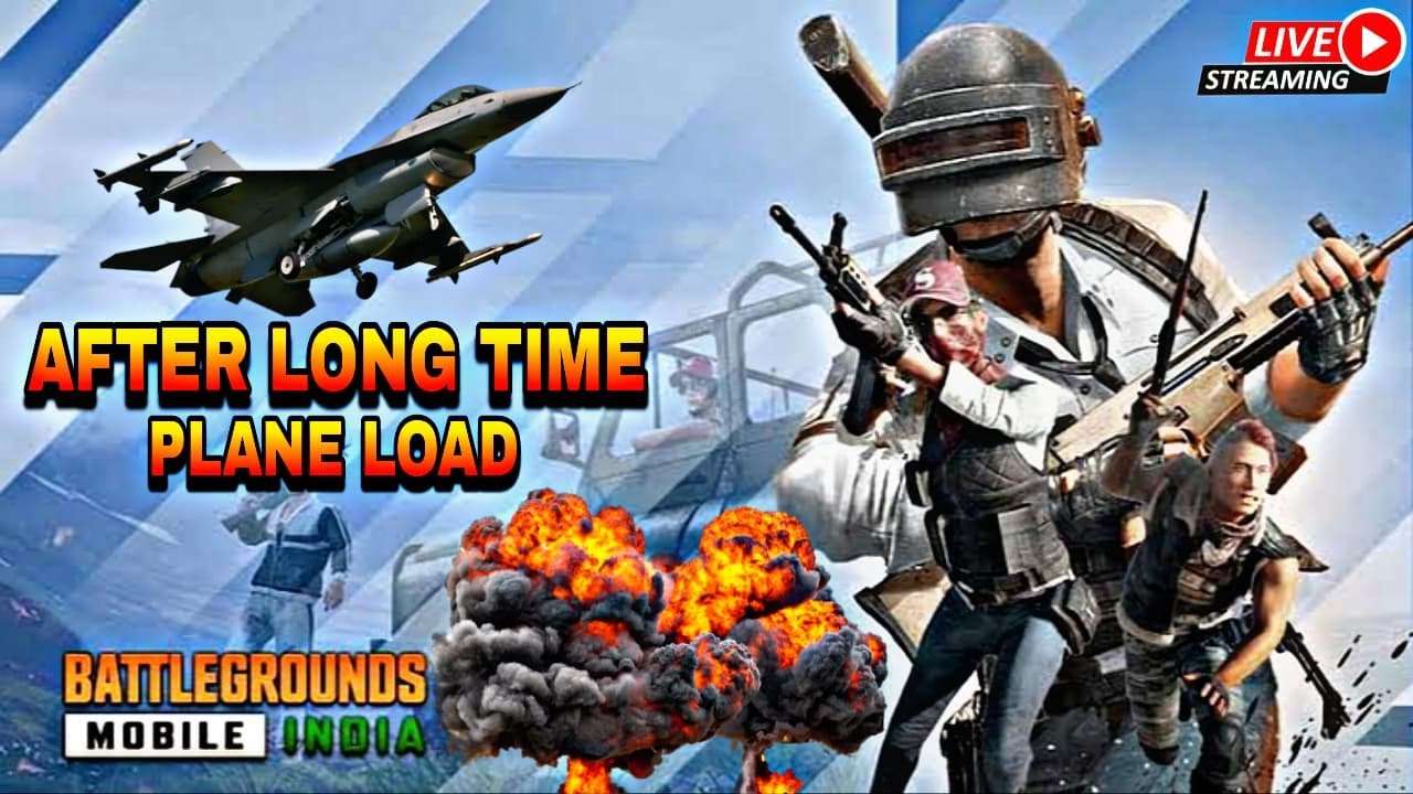 BGMI Live Stream | New plane load🪂 map ️ & Gameplay Reveal! - YouTube