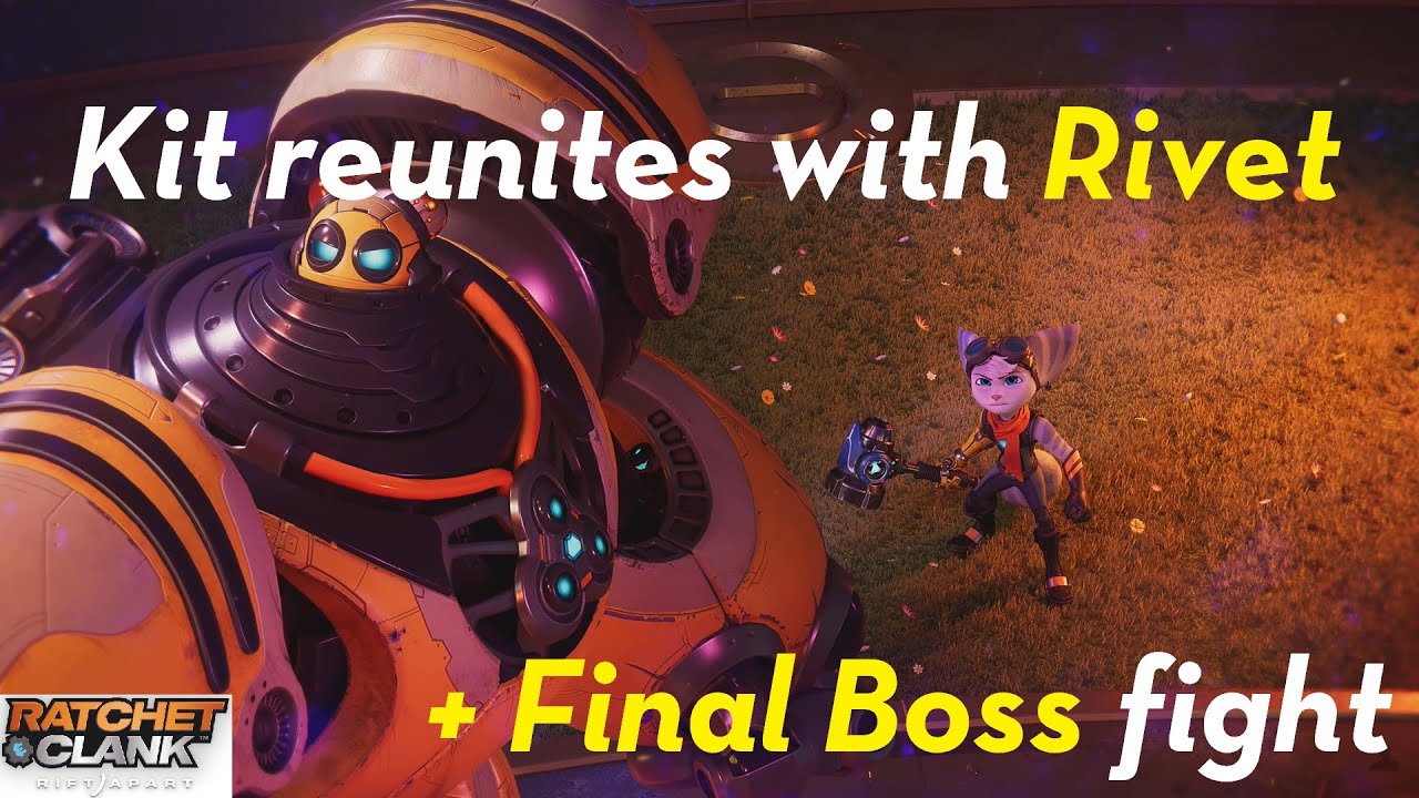 Kit reunites with Rivet + Final Boss fight | Ratchet & Clank: Rift ...