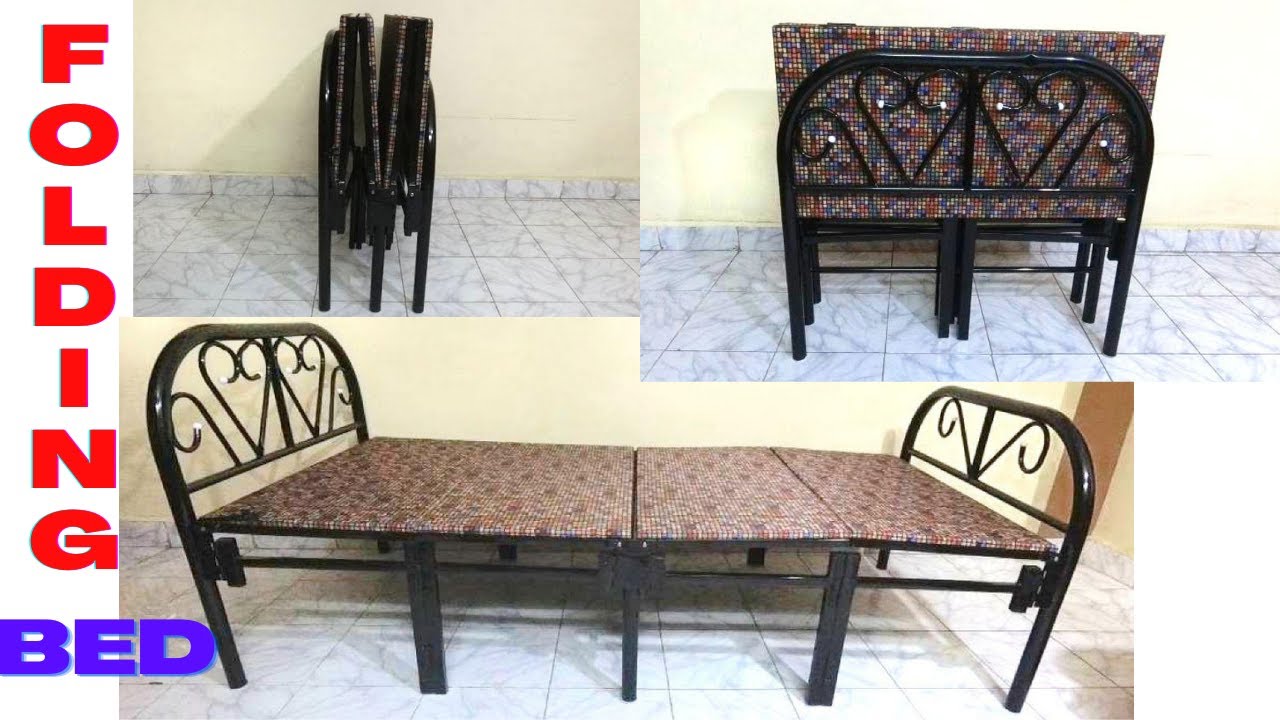 Folding Bed Unboxing - YouTube