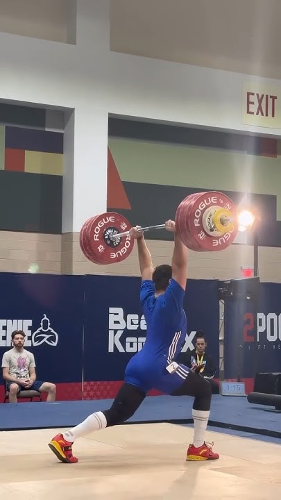 188kg clean and jerk gold at USAW Finals - YouTube