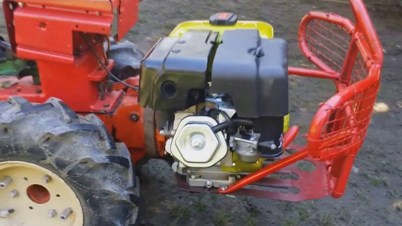 Holder E9 umbau auf 4 Takt Genpower 9ps motor - YouTube