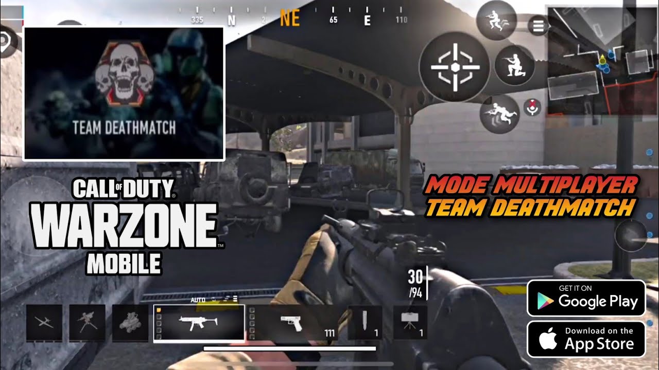 REVIEW MODE TEAM DEATHMATCH DI WARZONE MOBILE! MULTIPLAYER ULTRA HD 60Fps! WARZONE MOBILE ...