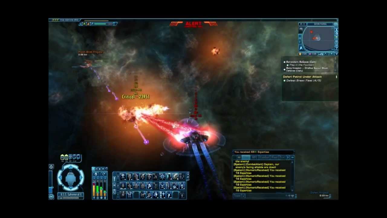 Star Trek: Online - Dailies - Aiding the Deferi - Deferi Patrol - YouTube