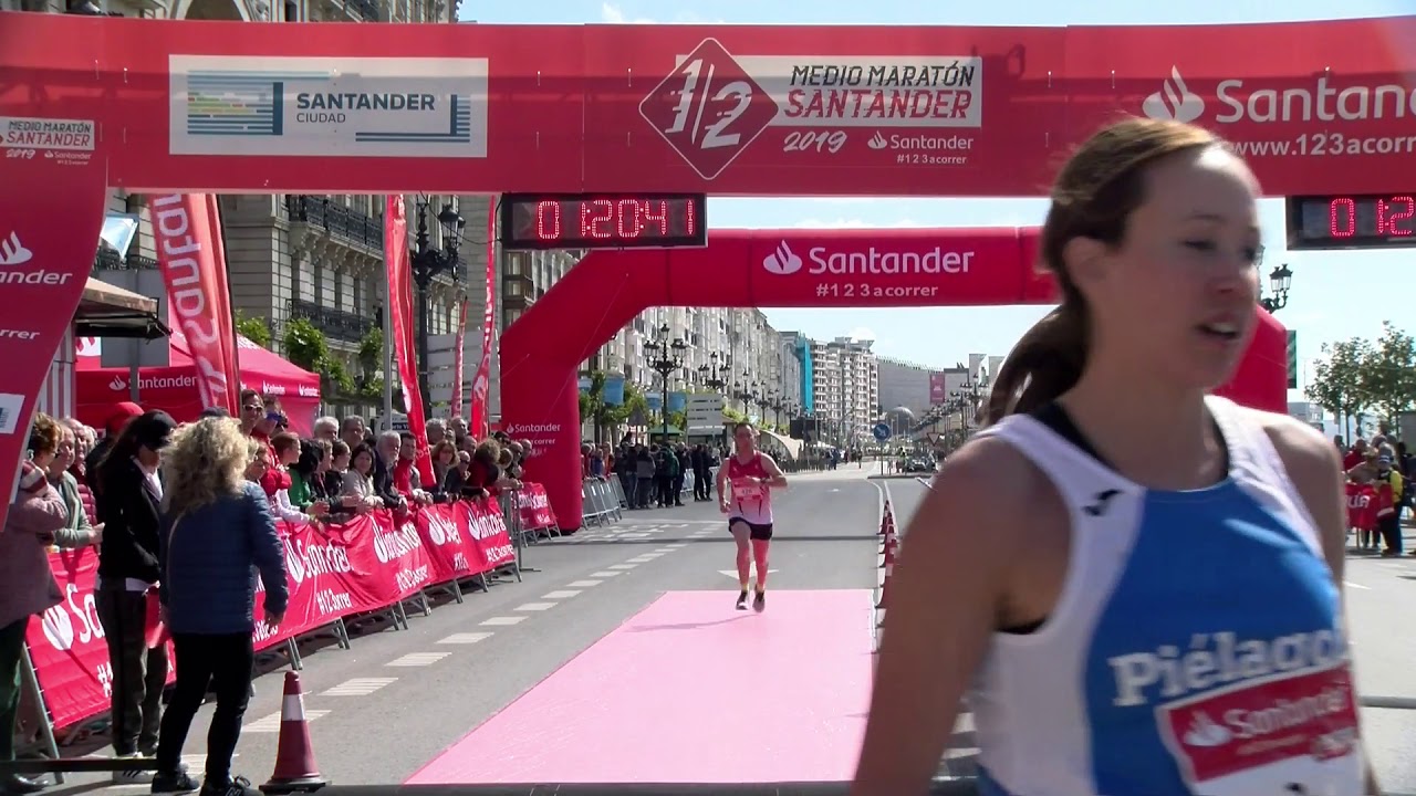 Media Maratón de Santander - Meta - YouTube