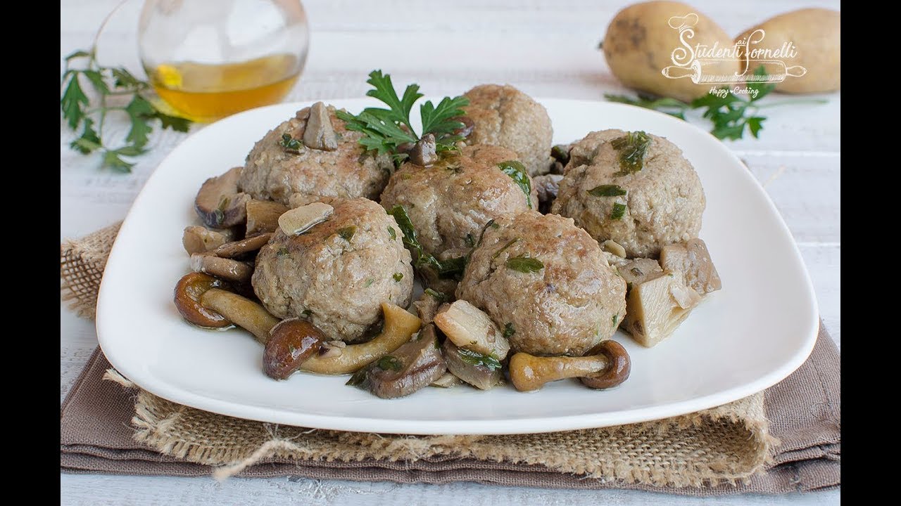 Ricette da sballo Polpette di pollo allo champagne con Funghi Porcini ...