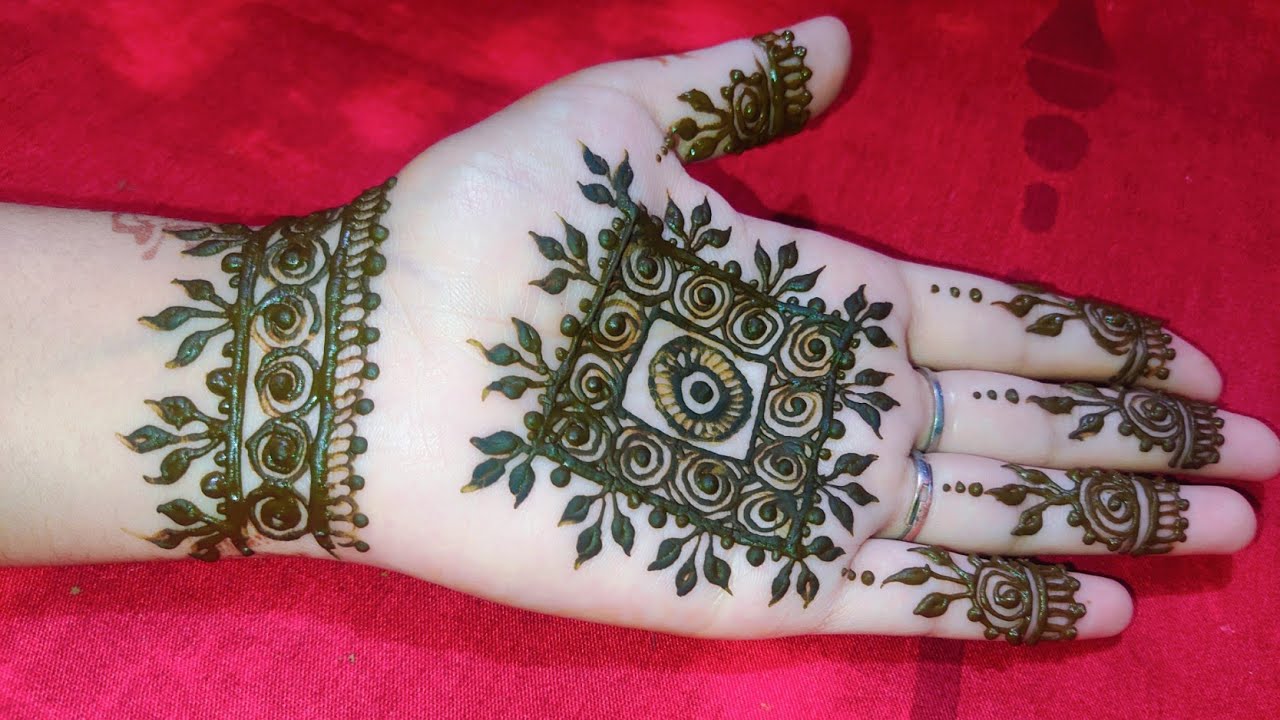 Latest mehedi design 2023//Simple and easy mehndi design//eid mehedi ...