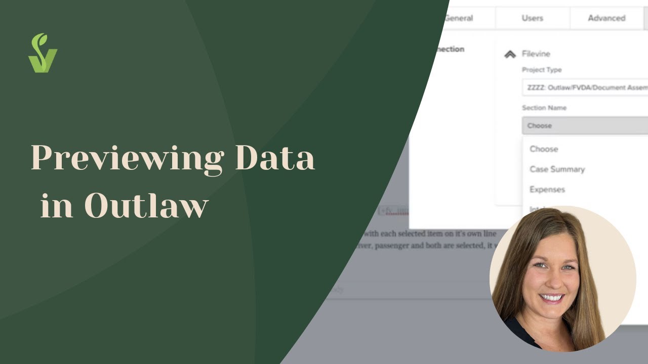 Previewing Data in Outlaw - YouTube
