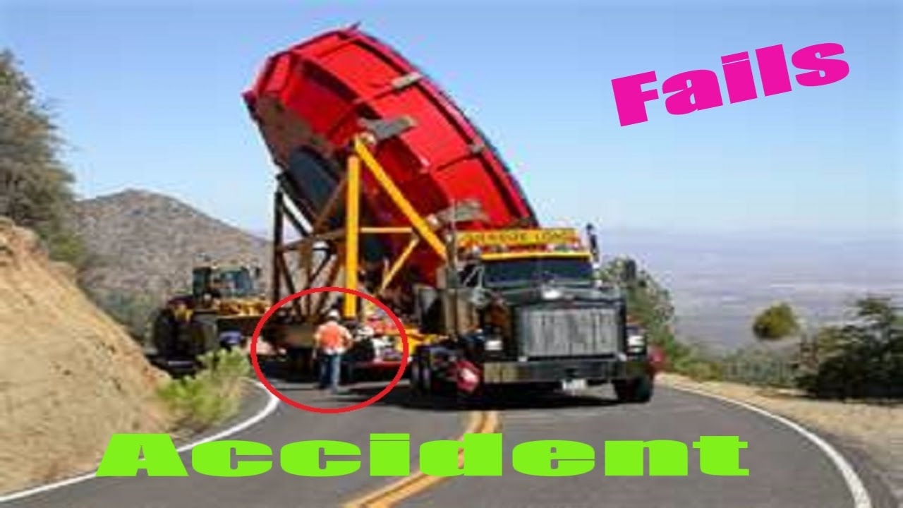 Heavy Equipment Accidents Caught On Tape Trucks Disasters Trucks