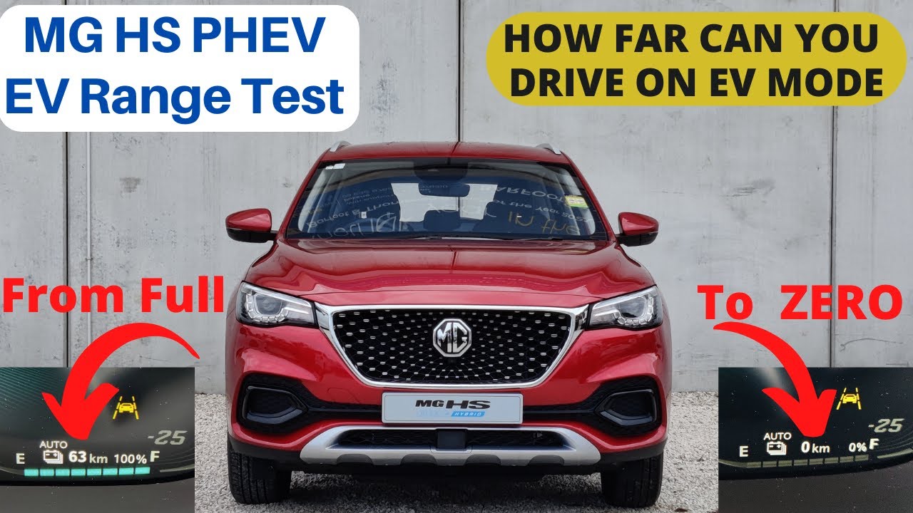 MG HS PHEV Winter Driving Range Test On EV Mode SEE HOW MANY KS