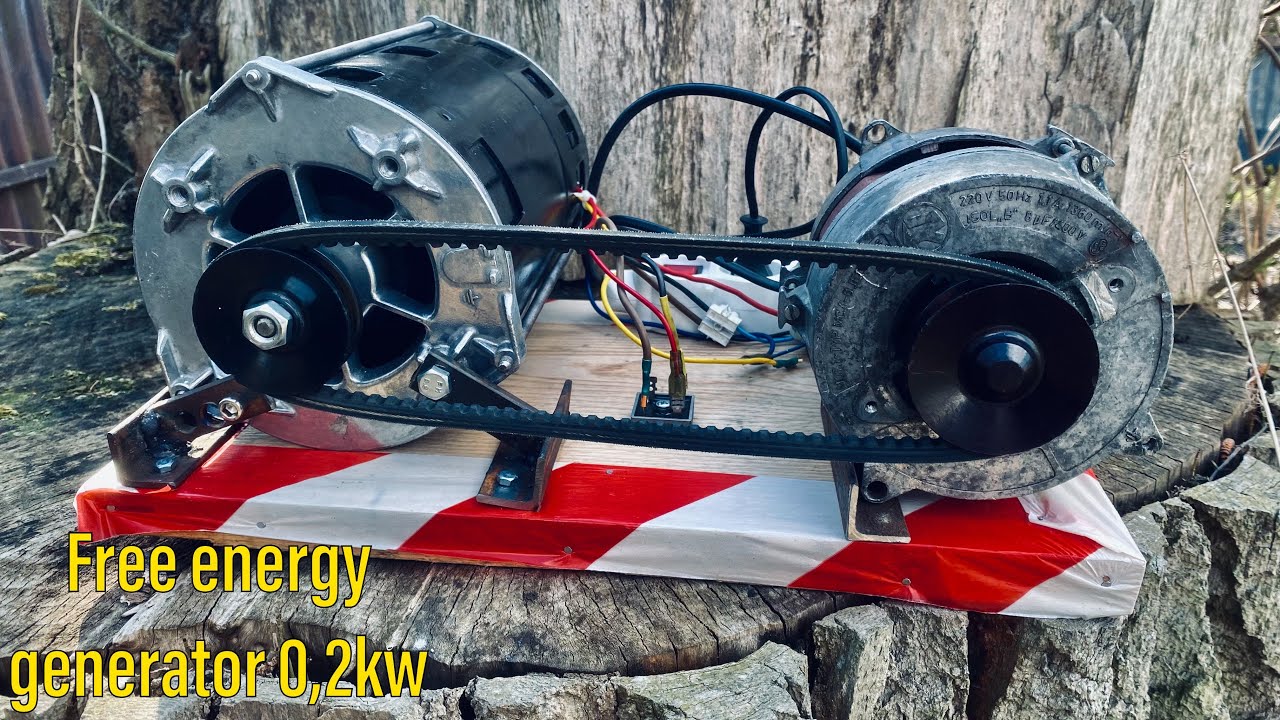 Free energy generator 0,2kw 💡💡💡 Infinity energy generator 220-230VAC ...