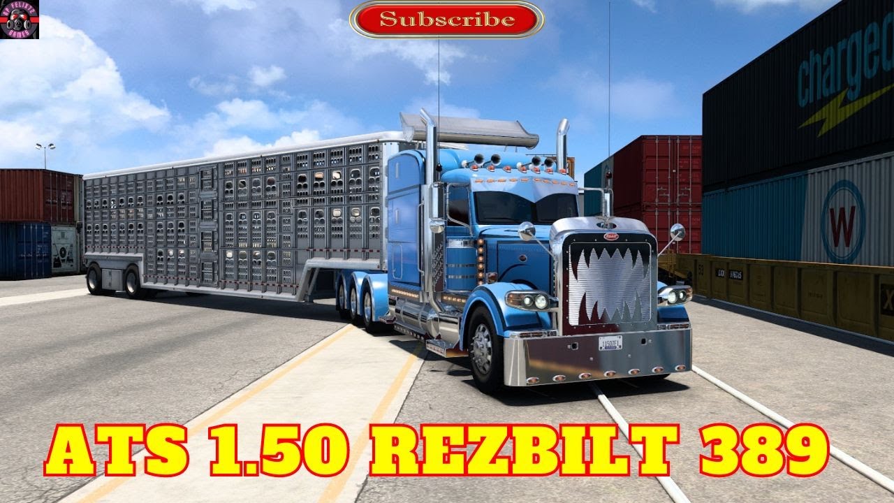 ATS 1.50 REZBILT 389 - AMERICAN TRUCK SIMULATOR - YouTube