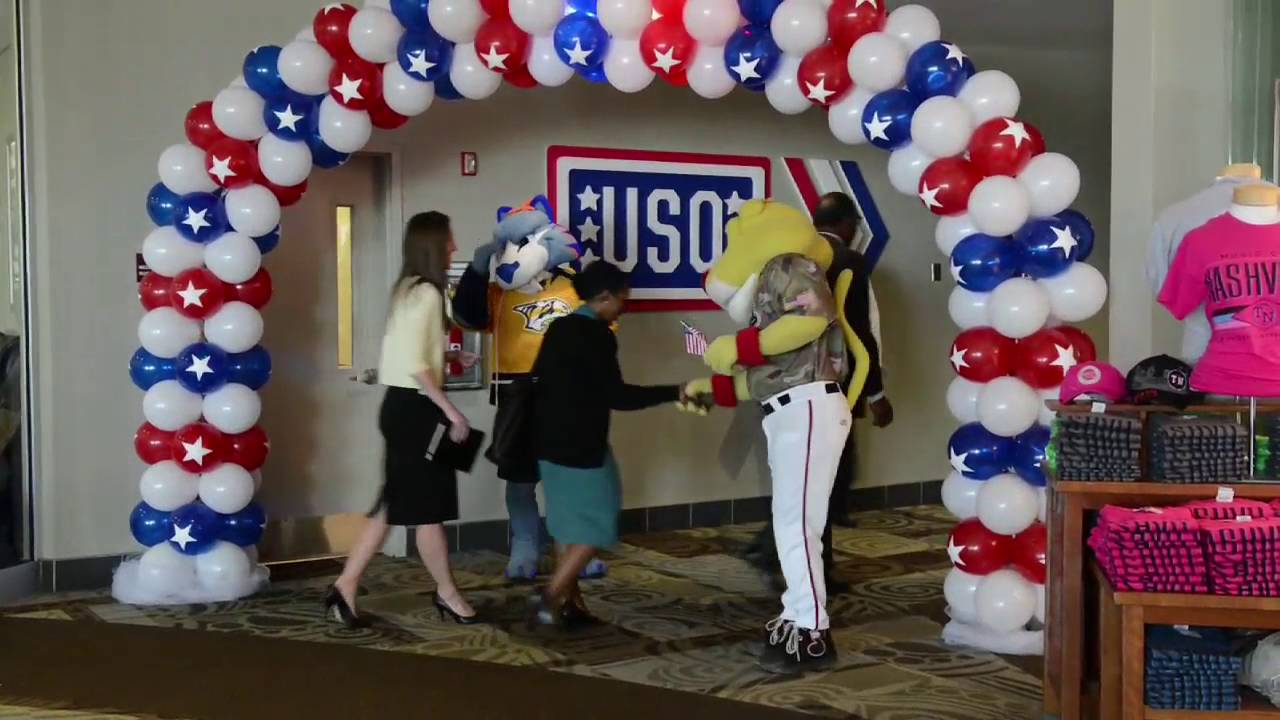Grand Opening of USO Center at Nashville International Airport - YouTube