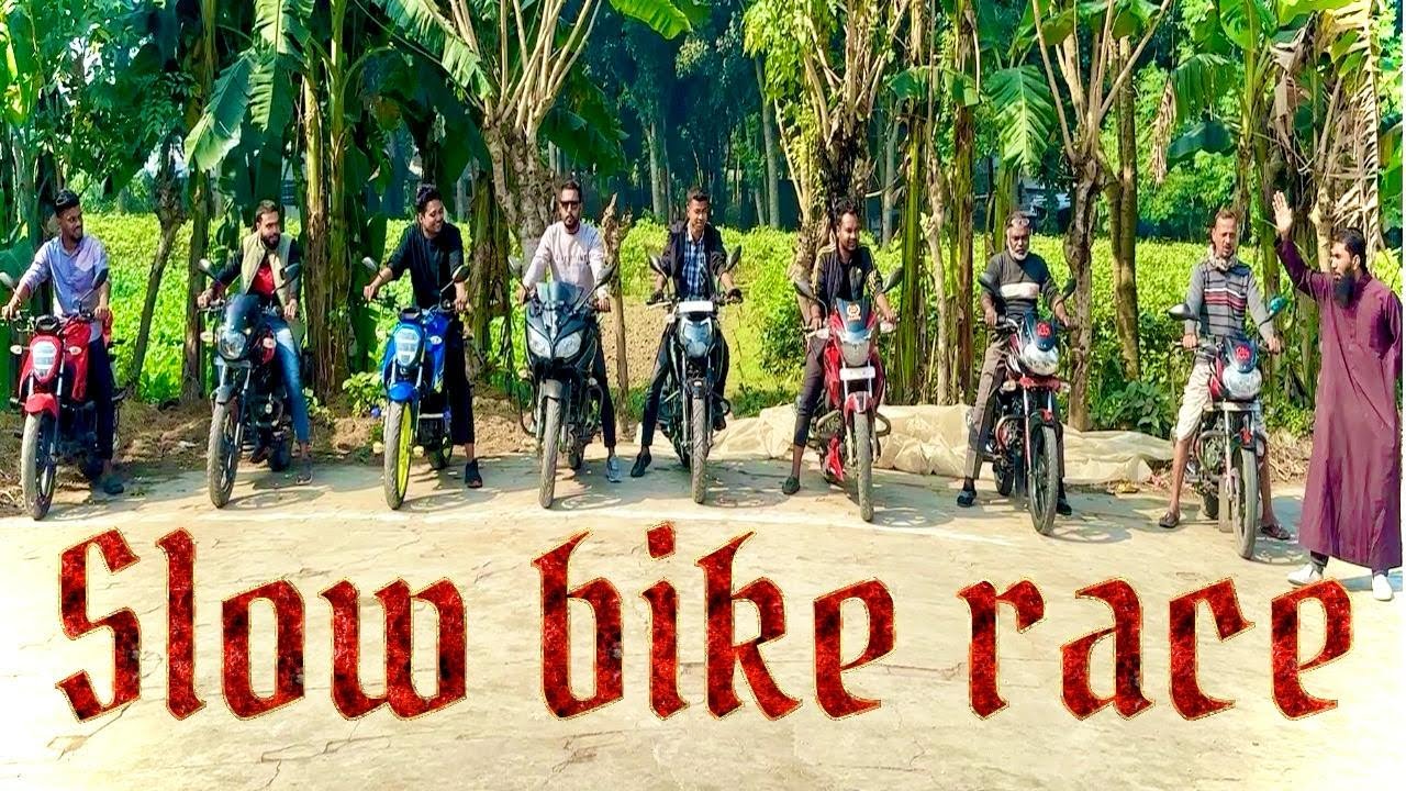 Slow Bike Race 🏍। #bike #bikerace #bikelover #bikelife #biker #village ...