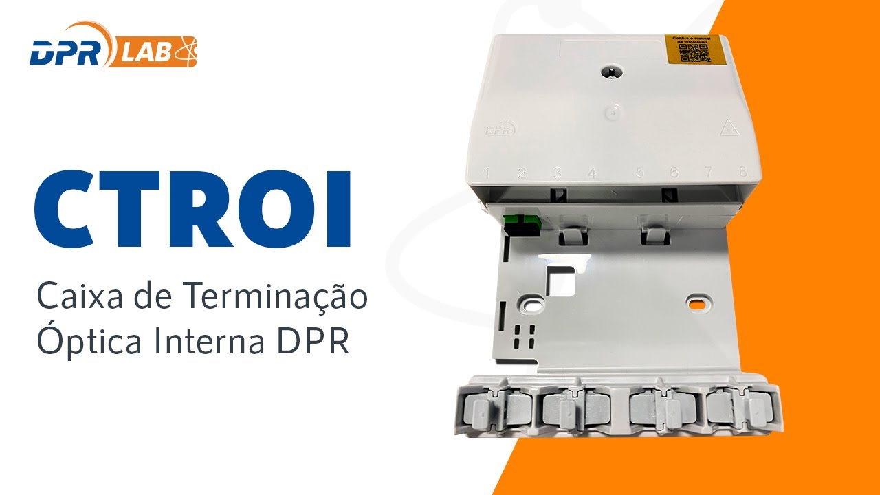DPR Lab - Caixa de Terminação Óptica Interna DPR (CTROI) - YouTube