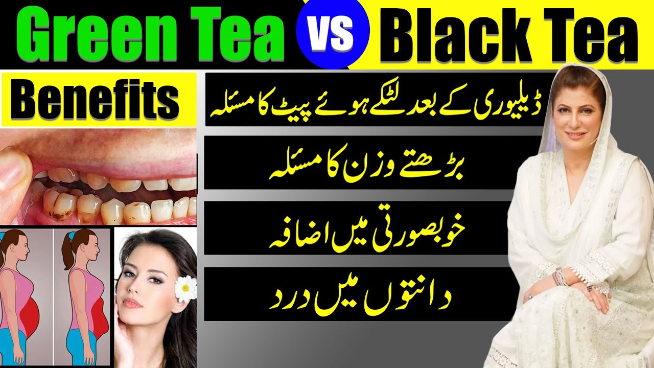 Health Benefits of Green Tea & Black Tea | How to Drink it | Dr ...