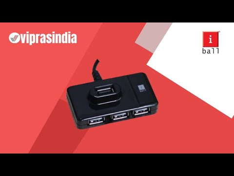 USB 2.0 Hub iBall Piano 423 (Black)...viprasindia.com - YouTube