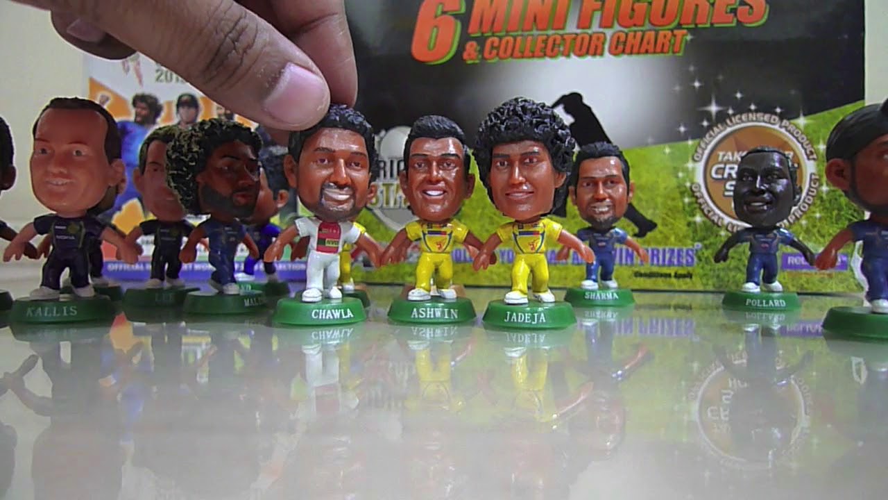 Cricket Mini Figures IPL Cricket Stars Colgate - YouTube