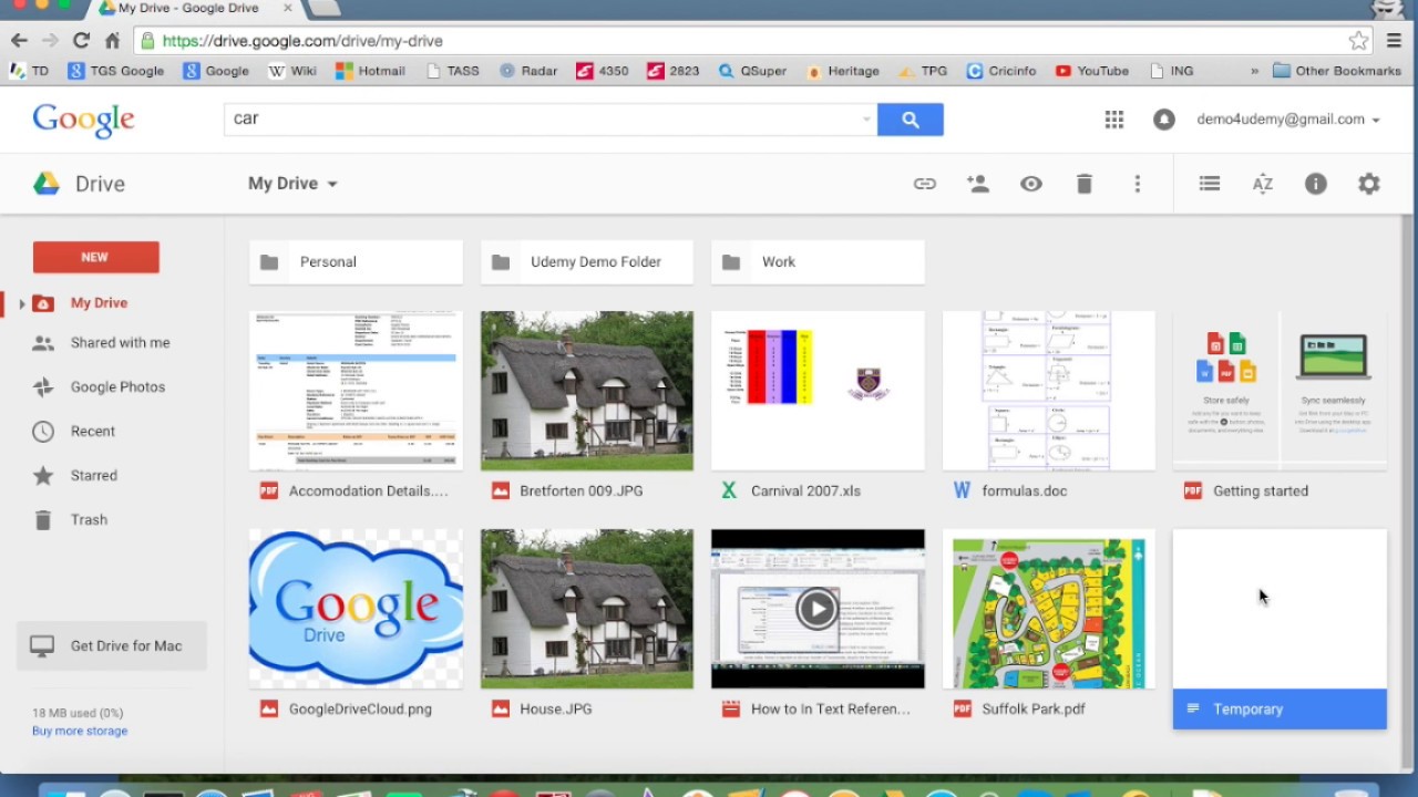 Google Drive - Creating a Document - YouTube