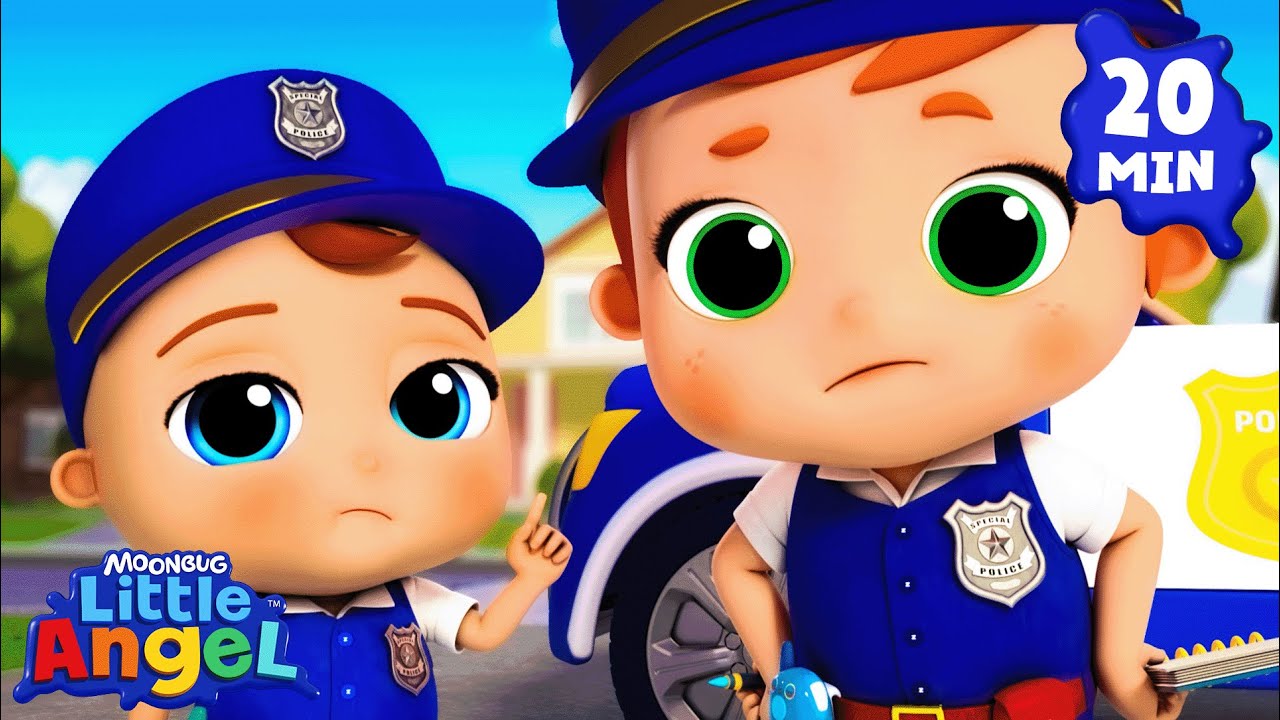 If I was a Police Officer! | Little Angel And Friends Kid Songs - YouTube