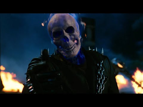 HD Ghost rider Hollywood action movie clip 2017