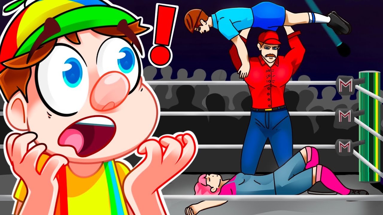 Johnny and Marty vs Gooby and Daisy in WWE… - YouTube