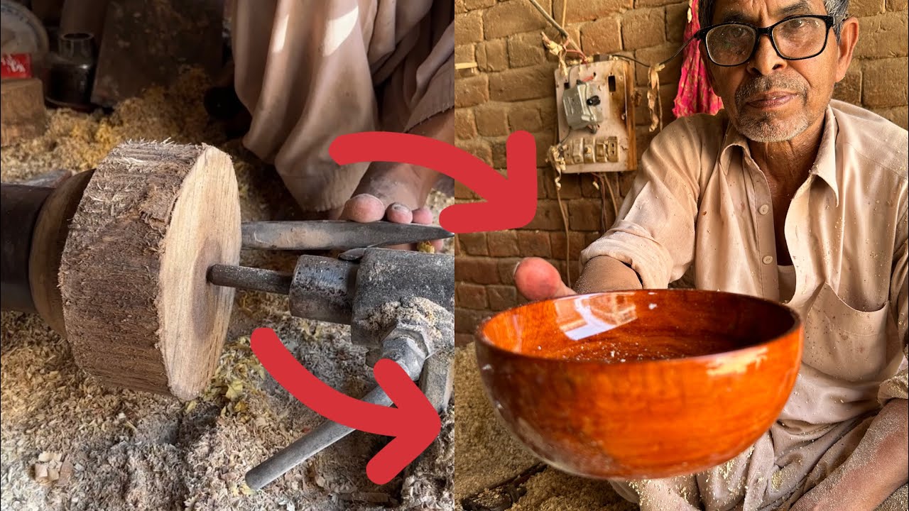 Making wooden Dish full video how to make dish amazing video learning ...