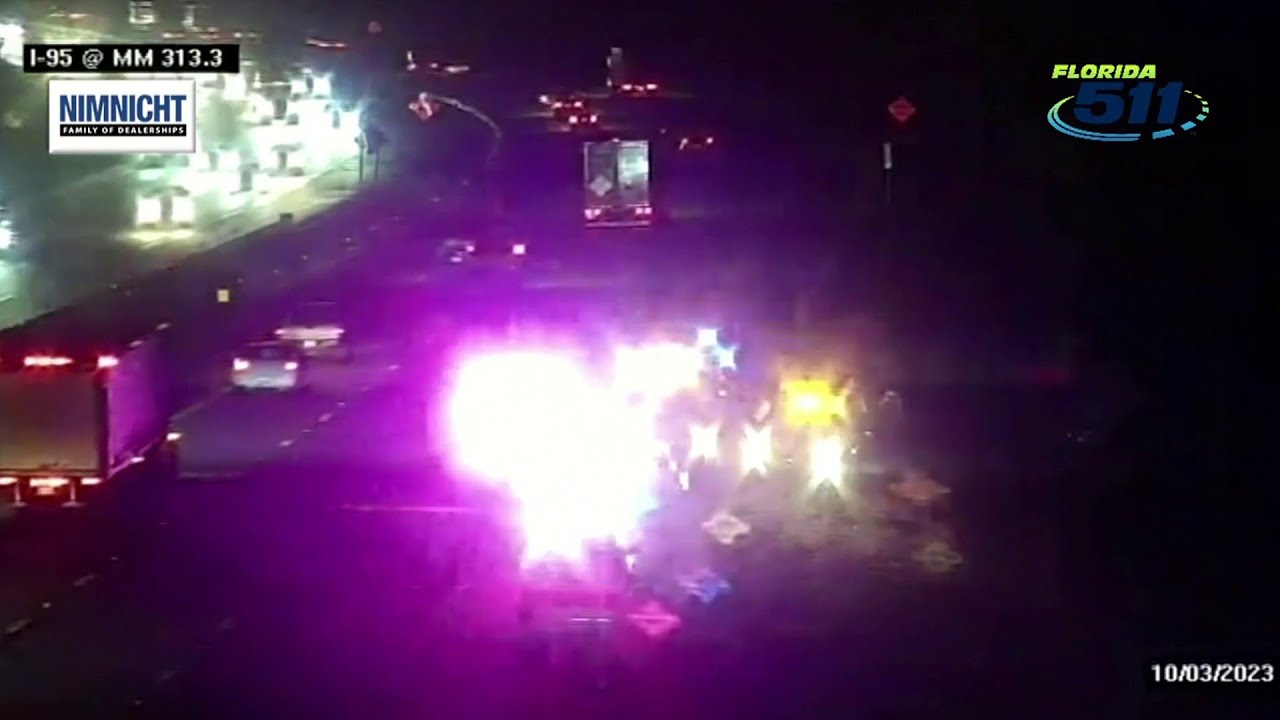 Traffic Alert: SB lanes of I-95 near CR-214 in St. Johns County are ...