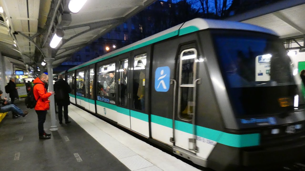 Premier MP89CC (n°48) en service sur la ligne 6 du métro parisien - YouTube