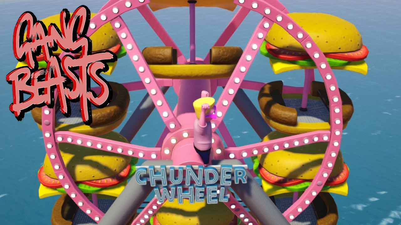 The Thunder Wheel King - GANG BEASTS [Melee] PS5 Gameplay - YouTube