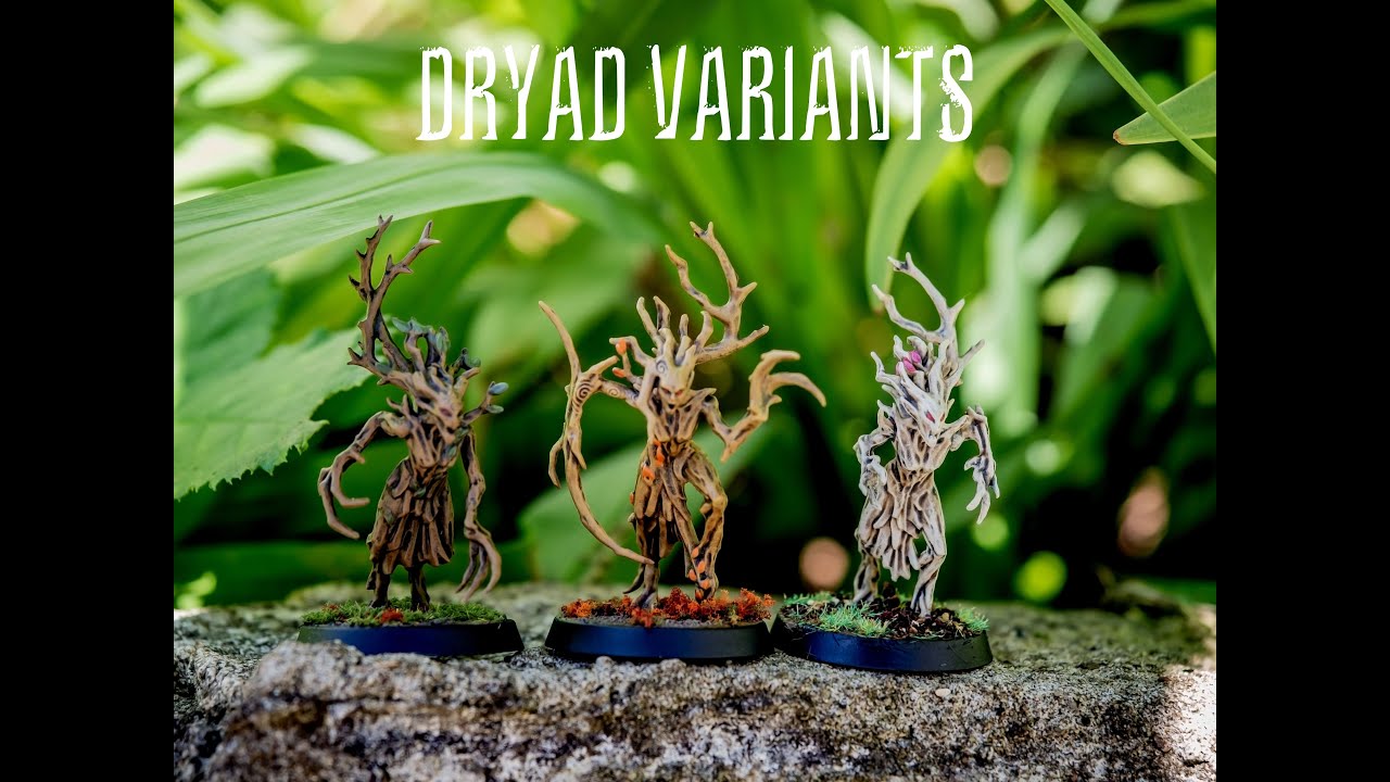 Painting three very easy dryad colours. - YouTube