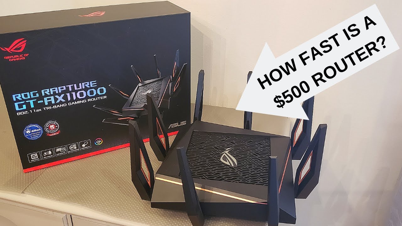 ASUS AX-11000 GAMING ROUTER, UNBOXING A $500 ROUTER CAN YOU REALLY BUY ...