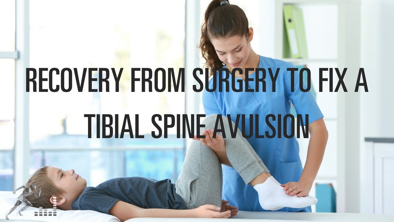 What is the recovery from a tibial spine avulsion? - YouTube