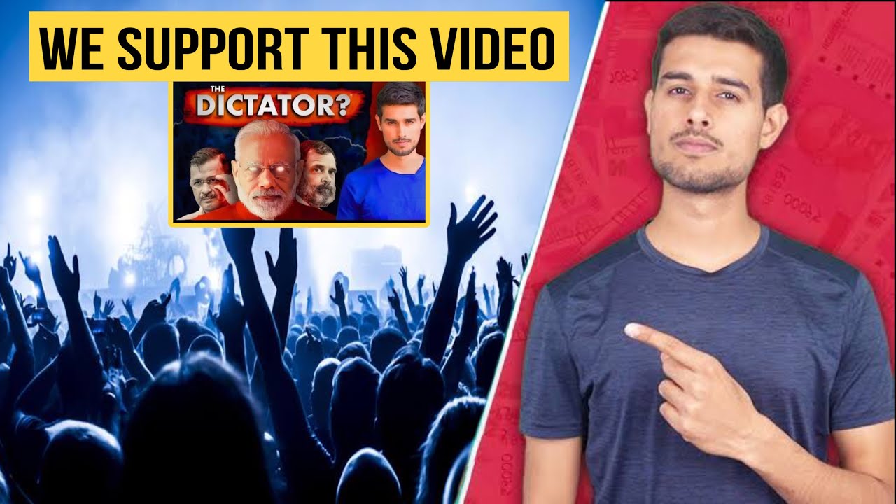 Dhruv rathee the dictator support video | sudeep kumar | Dhruv rathee ...