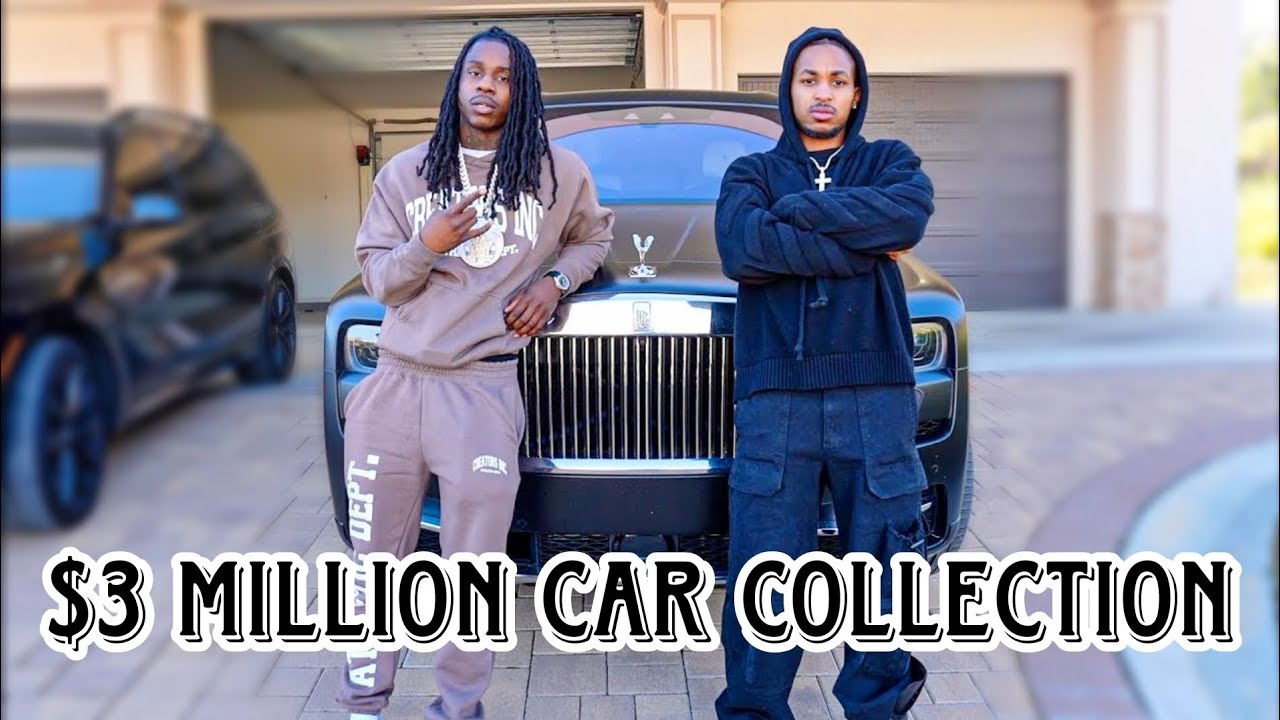 DDG checks out POLO G 3 million dollar car collection - YouTube