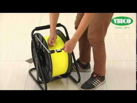 Compact PP strap Dispenser CA360 - YouTube