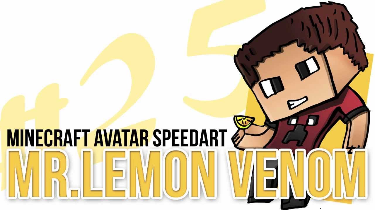Minecraft Avatar Speedart - Mr_Lemon_Venom - YouTube