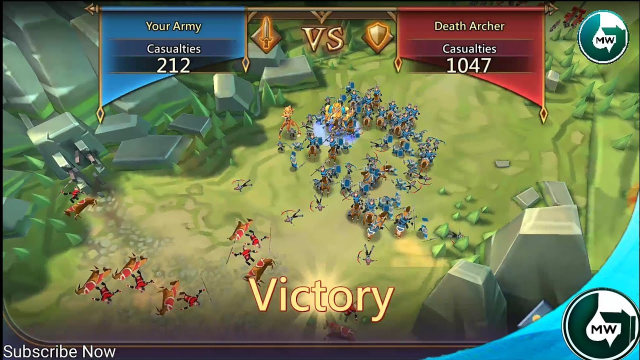 Lords Mobile Awesome GamePlay walkthroughs Completing Skirmish Level 3 ...