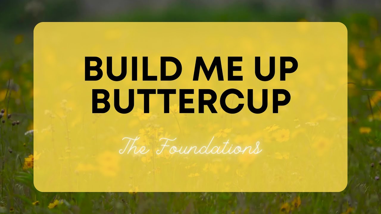 The Foundations - Build Me Up Buttercup (Lyrics)