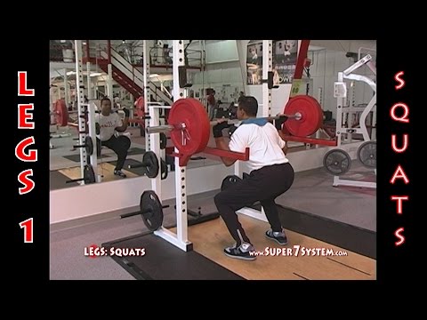 SQUATS Workout: Best Way to Exercise (Super 7 System - LEGS 1) - YouTube
